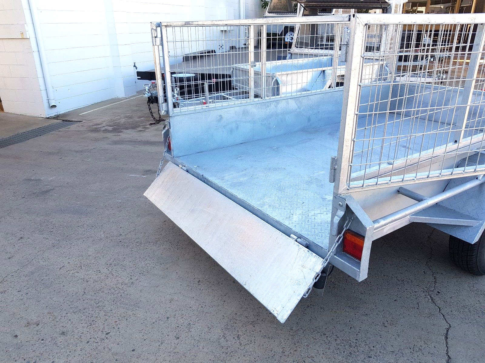 8x5 Single Axle Galvanised Cage Trailer for Sale in Townsville
