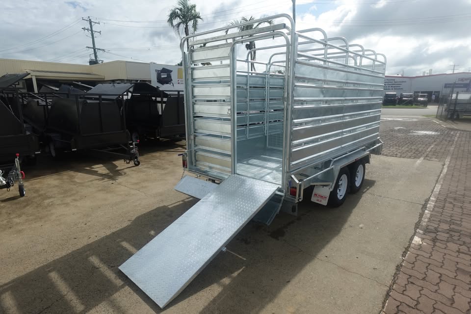 12x6 Galvanised Stock Crate Trailer for Sale - 3200 KG ATM - Trailers ...