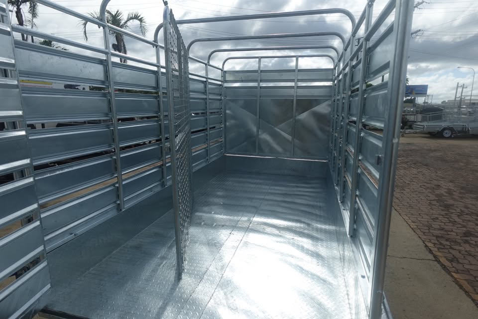 12x6 Galvanised Stock Crate Trailer for Sale - 3200 KG ATM - Trailers ...