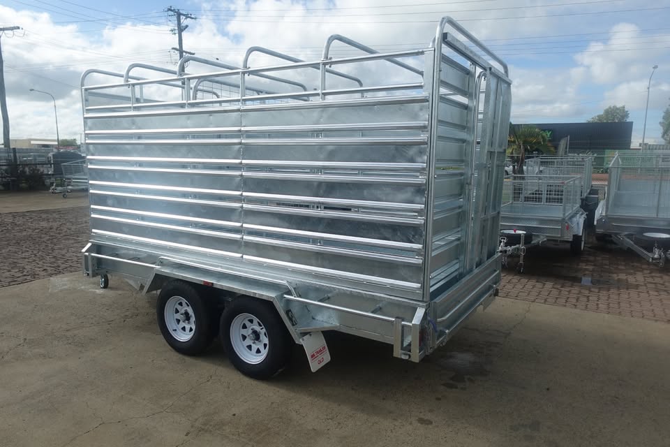 12x6 Galvanised Stock Crate Trailer for Sale - 3200 KG ATM - Trailers ...