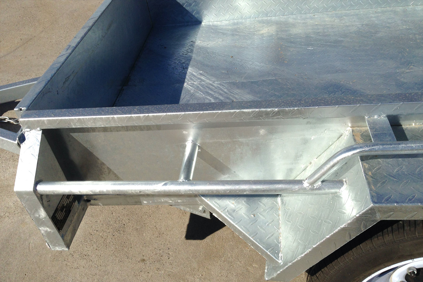 6x4 Single Axle Galvanised Box Trailer for Sale in Townsville