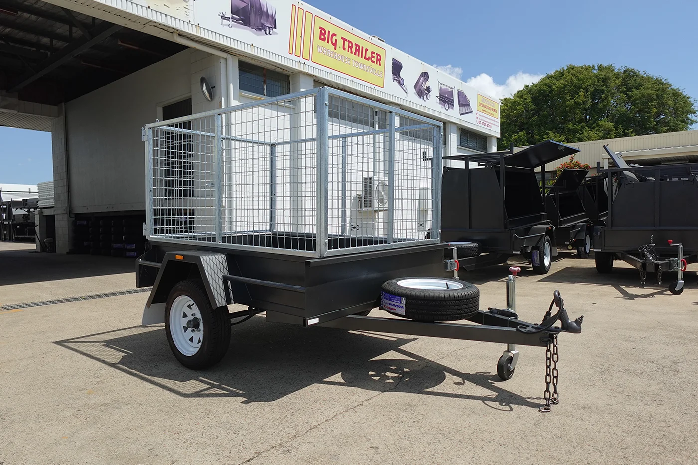 6x4 Medium Heavy Duty 3ft Cage Trailer for Sale in Townsville