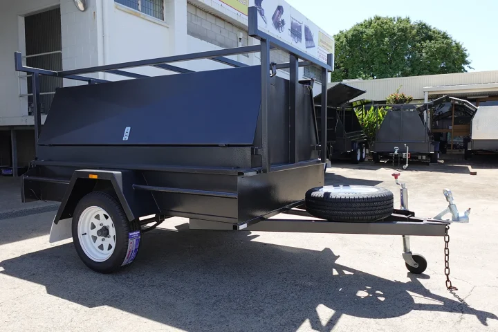 7x4 Medium Duty Tradesman Trailer with 600mm Tradie Top