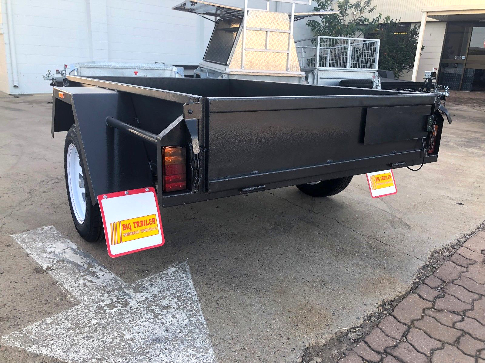 6x4 Single Axle Commercial Heavy Duty Box Trailer for Sale in Townsville
