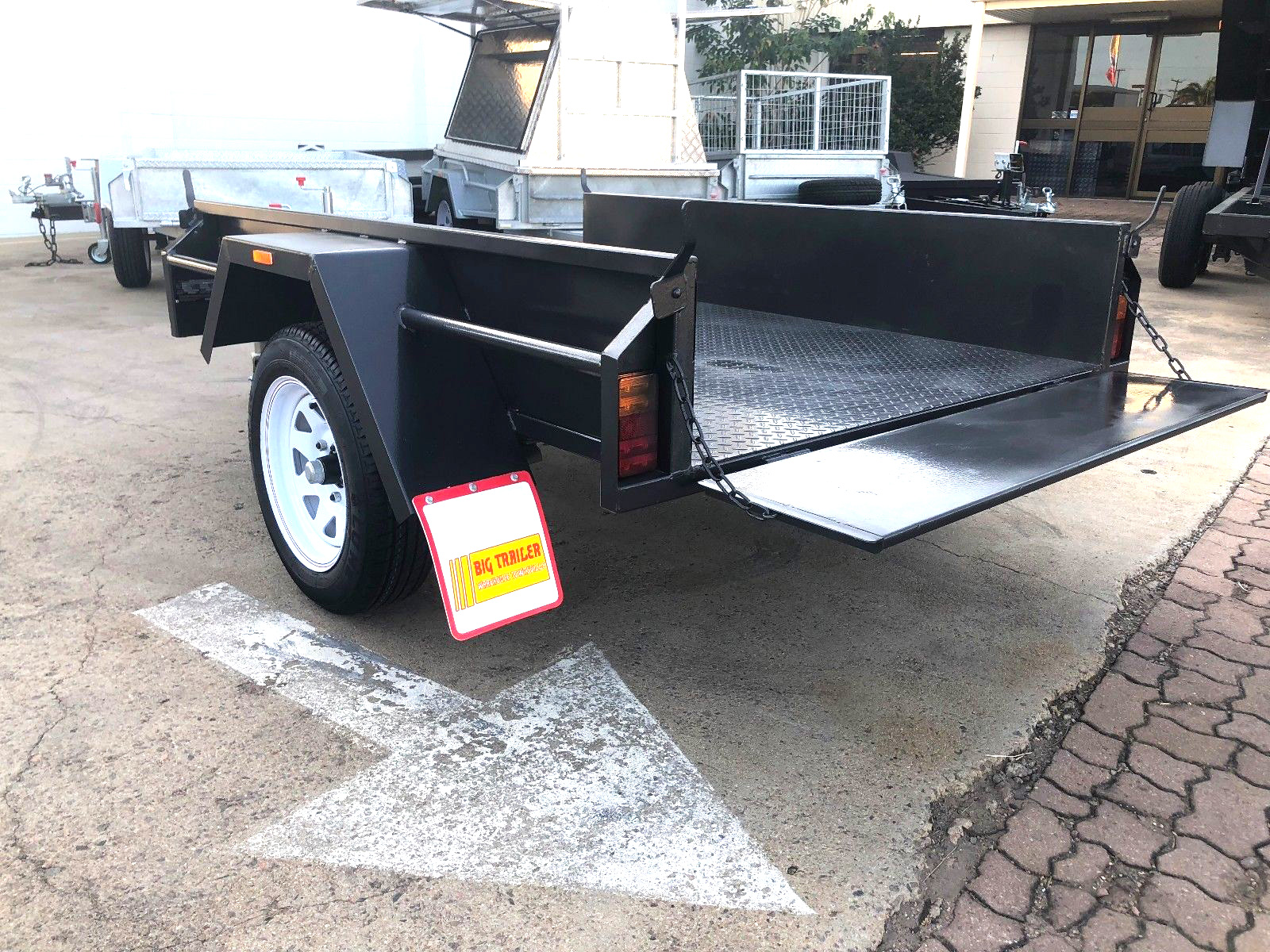 7x4 Single Axle Commercial Heavy Duty Box Trailer for Sale in Townsville
